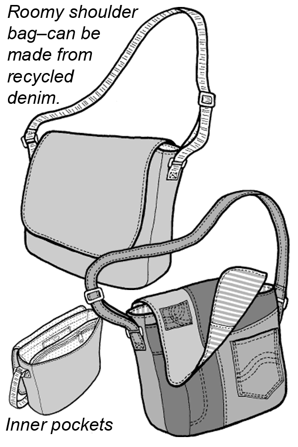 Village Courier Bag Patterns (Sold per Each) – Rockywoods Fabrics