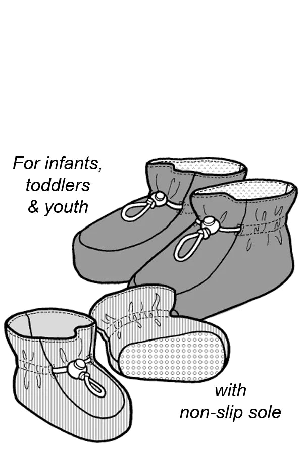 Snuggle Booties Pattern for Infants, Toddlers and Youth (Sold per Each ...